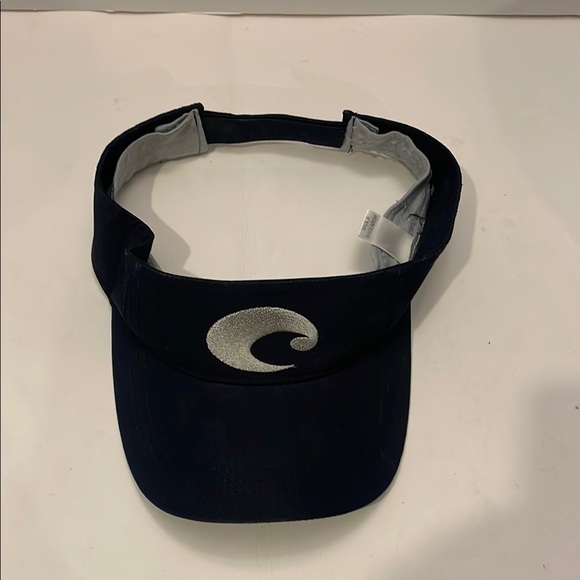Costa | Accessories | Costa Navy Visor With Silver Logo | Poshmark